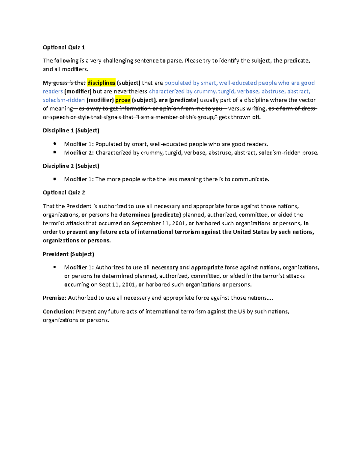 Optional Quiz 1-2 - lecture - Optional Quiz 1 The following is a very ...