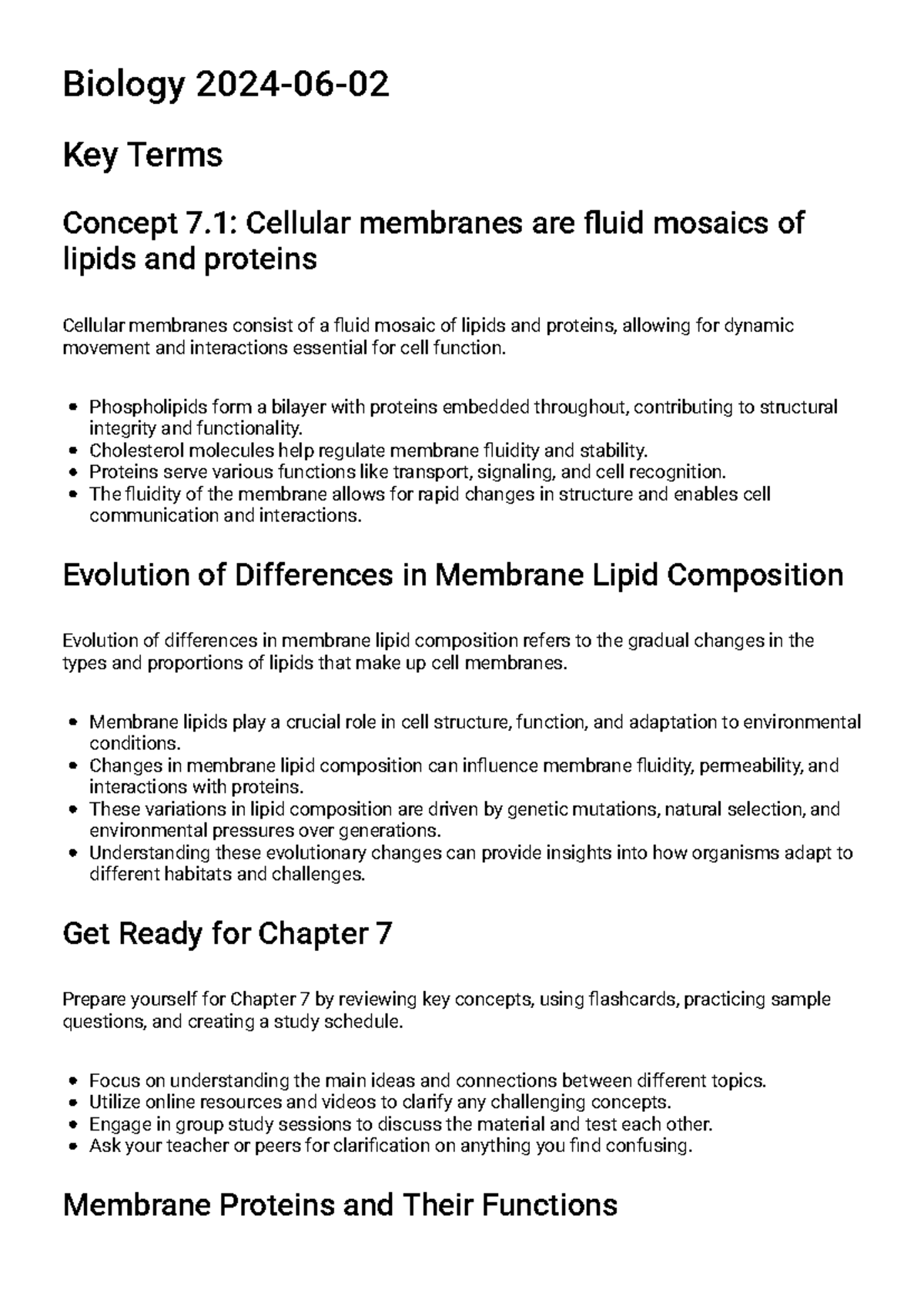 Biology 20240602-Study Guide - Biology 2024-06- Key Terms Concept 7 ...