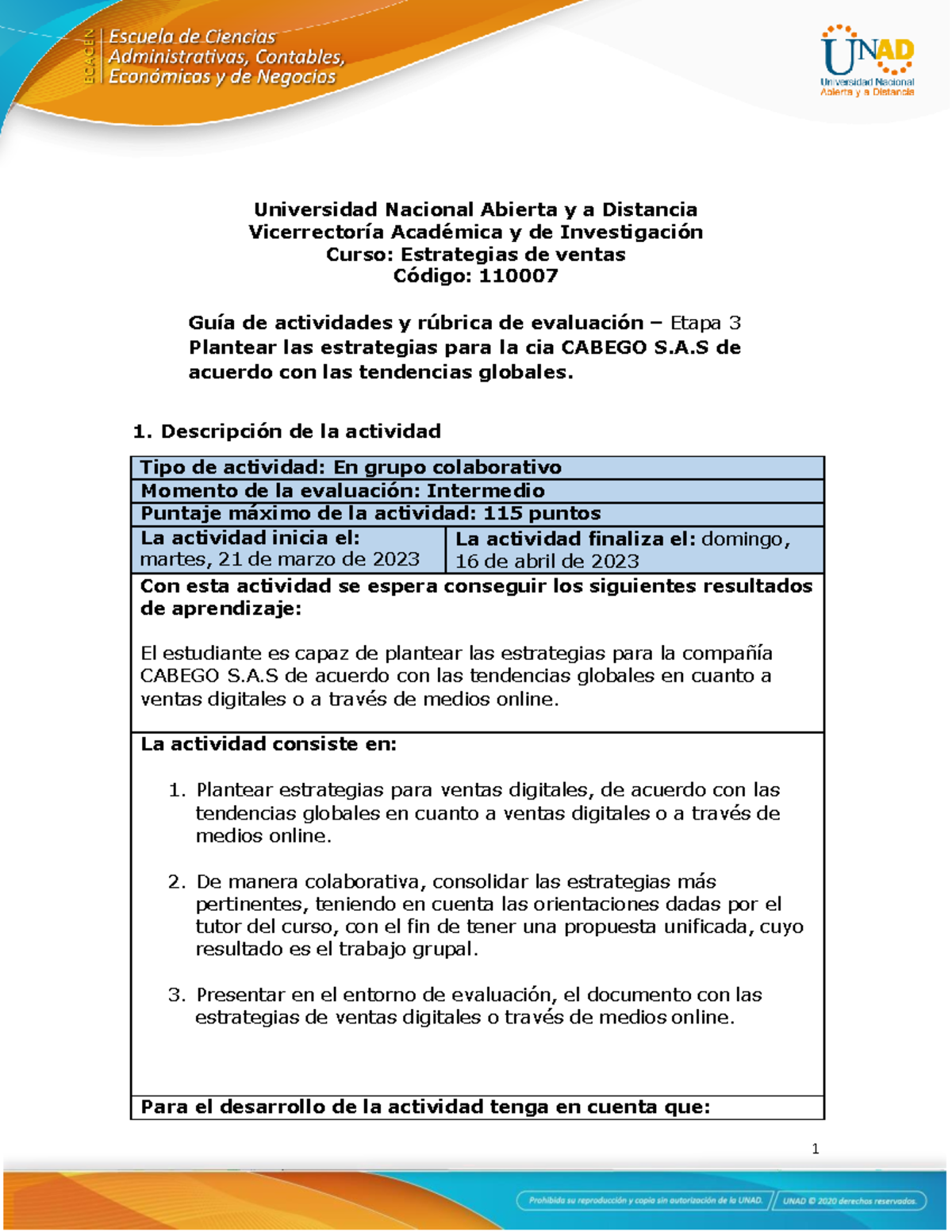 Guía de actividades y rúbrica de evaluación - Unidad 2 - Etapa 3 ...