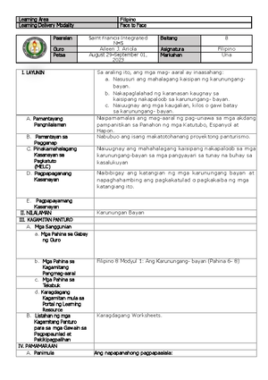 Filipino 6 Q2 Mod1 -Pagsagot-ng-mga-Tanong-Tungkol-sa-Talaarawan-at ...