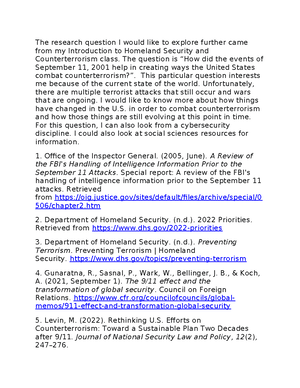 Module Four Journal - Coursework for CJ 485 - Corinne Barbo CJ- Problem ...