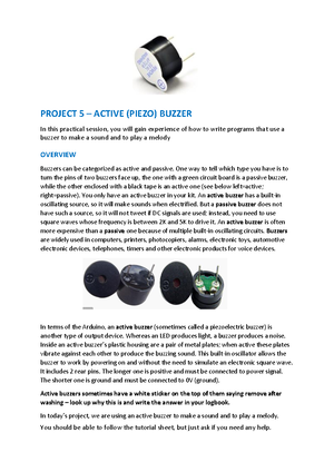 Arduino Practical Project 1 - Make and LED Blink Final Uploaded 061020 ...