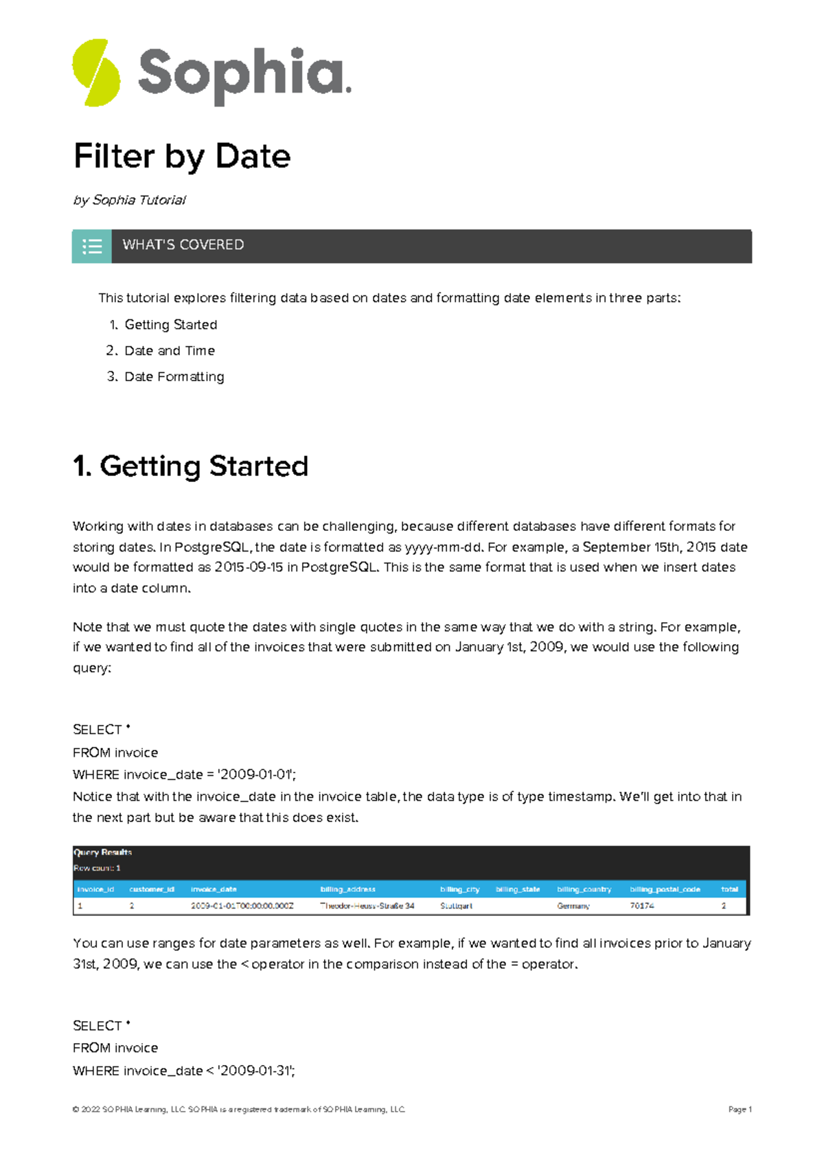 Filter-by-date - challenge 1.1 - Filter by Date by Sophia Tutorial This tutorial explores - Studocu