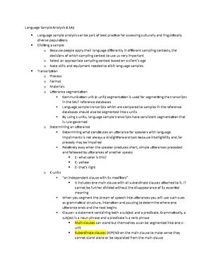 Chapter 5 notes - Chapter 5- Infancy Infant Speech Perception o Ability ...