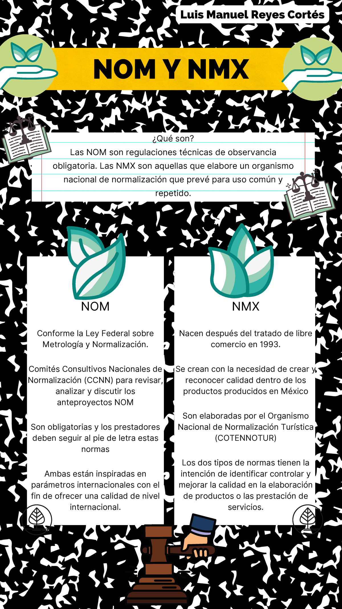 NOM y NMX - Infografía de las principales diferencias entre NOM y NMX - NOM Y NMX NOM Conforme ...