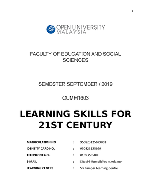 Contoh 1 Assignment Sept OUMH 1103 - SEMESTER 1 / 2019 OUMH LEARNING ...