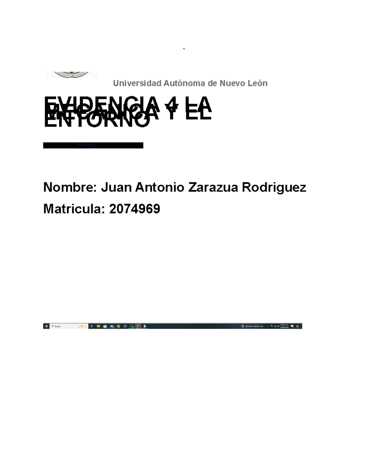 JAZR EV4-PIA LME - sddsd - lOMoA Universidad Autónoma de Nuevo León ...