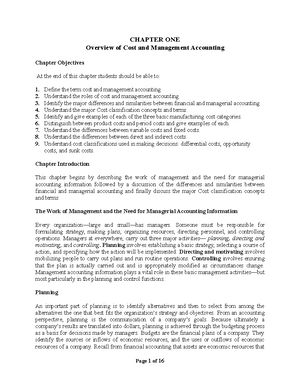 Fundamentals Of Acc II Ch 1 . Inventory - Chapter One Chapter One ...