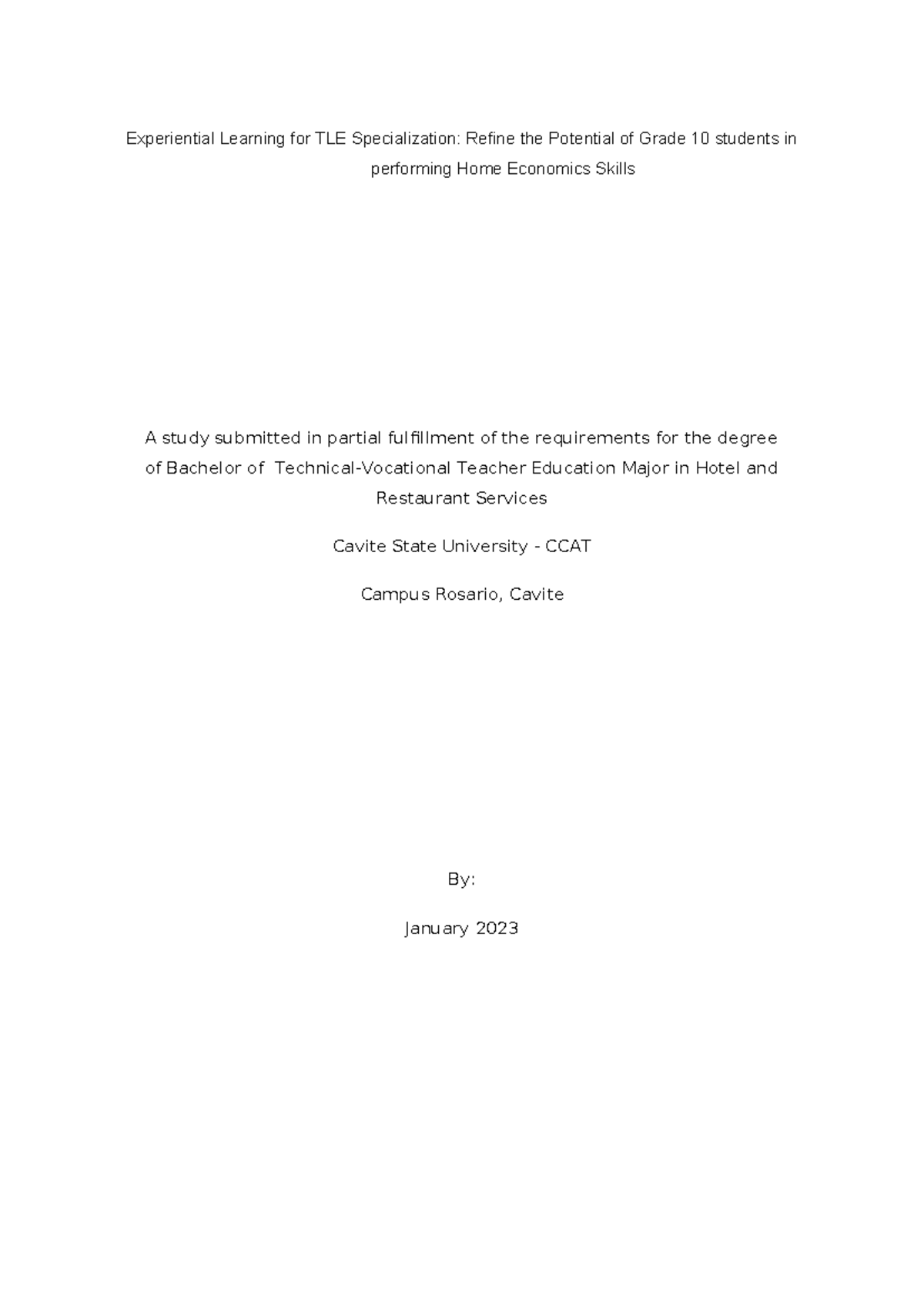 Group- Action- Research - Experiential- Learning-FOR-TLE ...