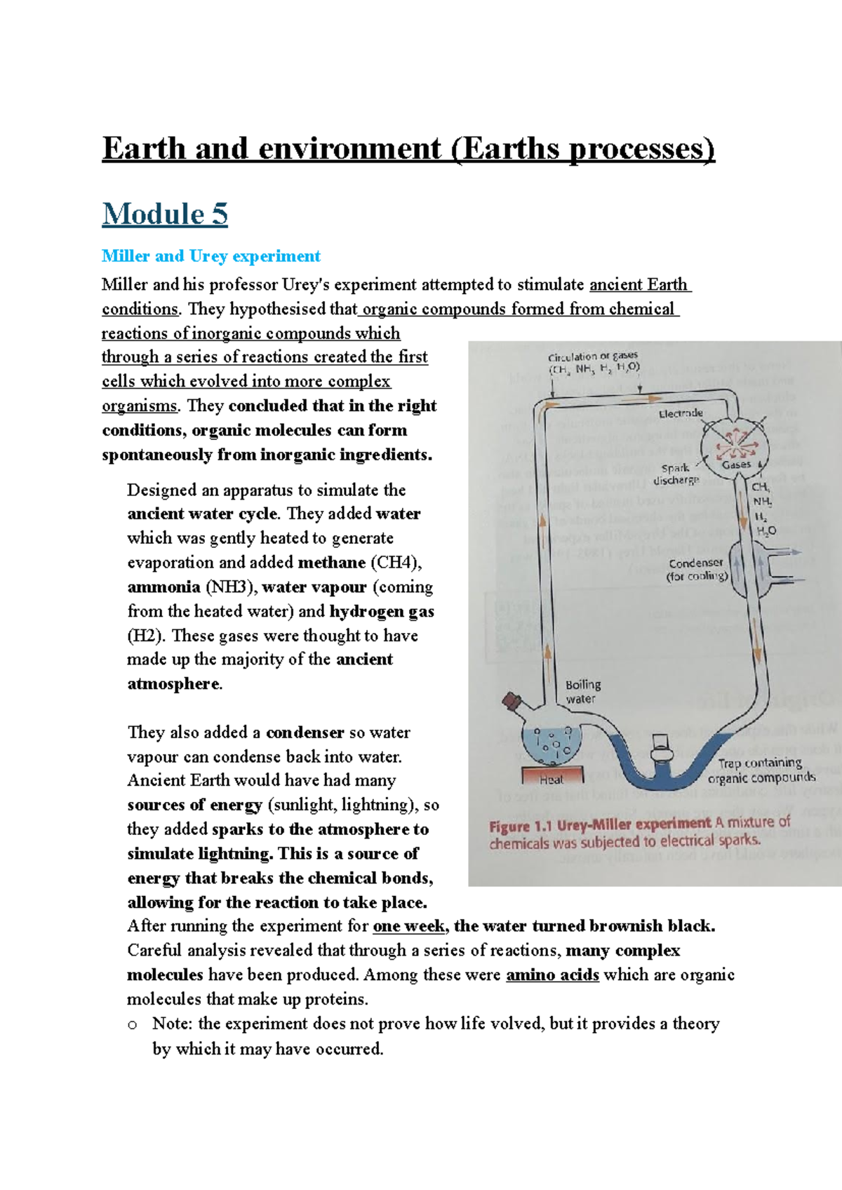 Earth and environment HSC notes - Earth and environment (Earths ...