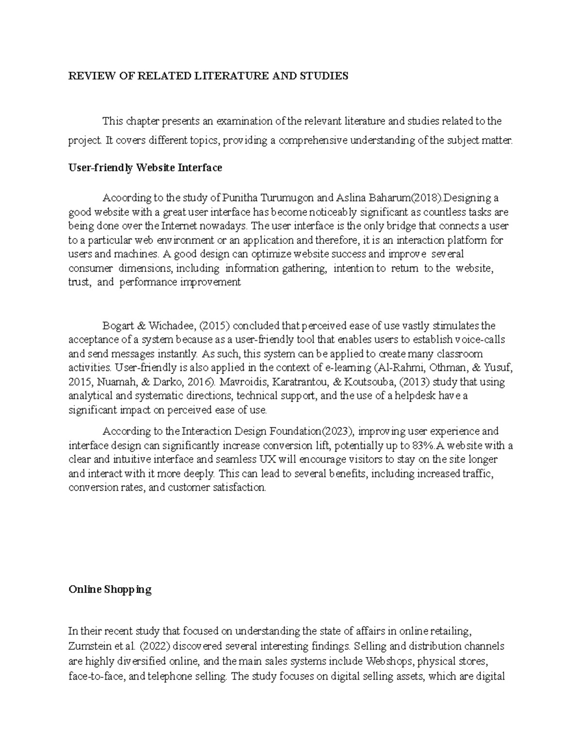 Review OF Related Literature AND Studies - REVIEW OF RELATED LITERATURE ...