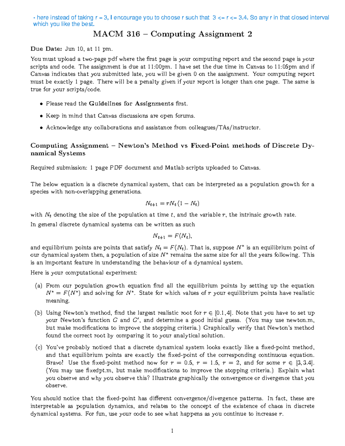 Computing Assignment 2 You Must Upload A Two Page Pdf Where The First Page Is Your Computing
