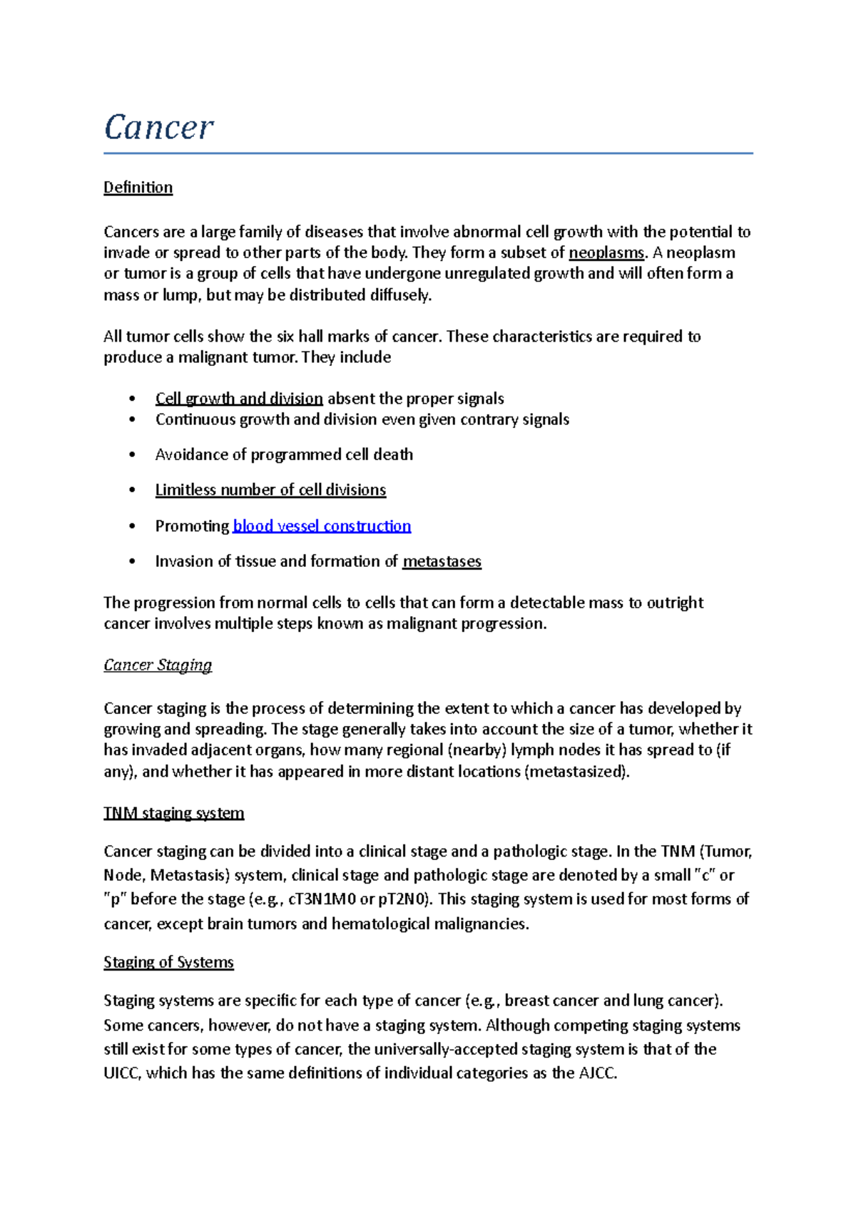 Cancer - Cancer Definition Cancers are a large family of diseases that ...