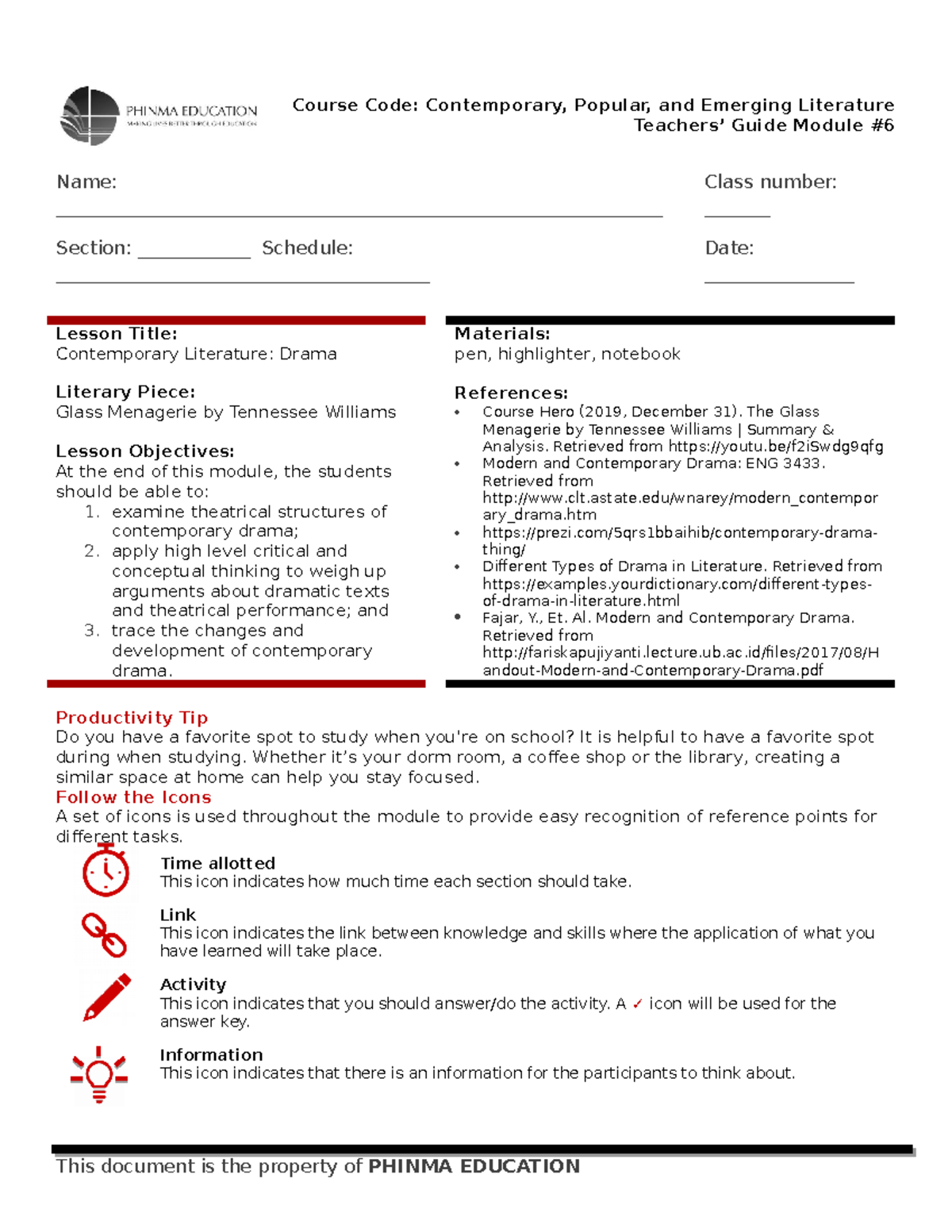 Module-6 - Contemporary, Popular, and Emerging Literature - Teachers ...