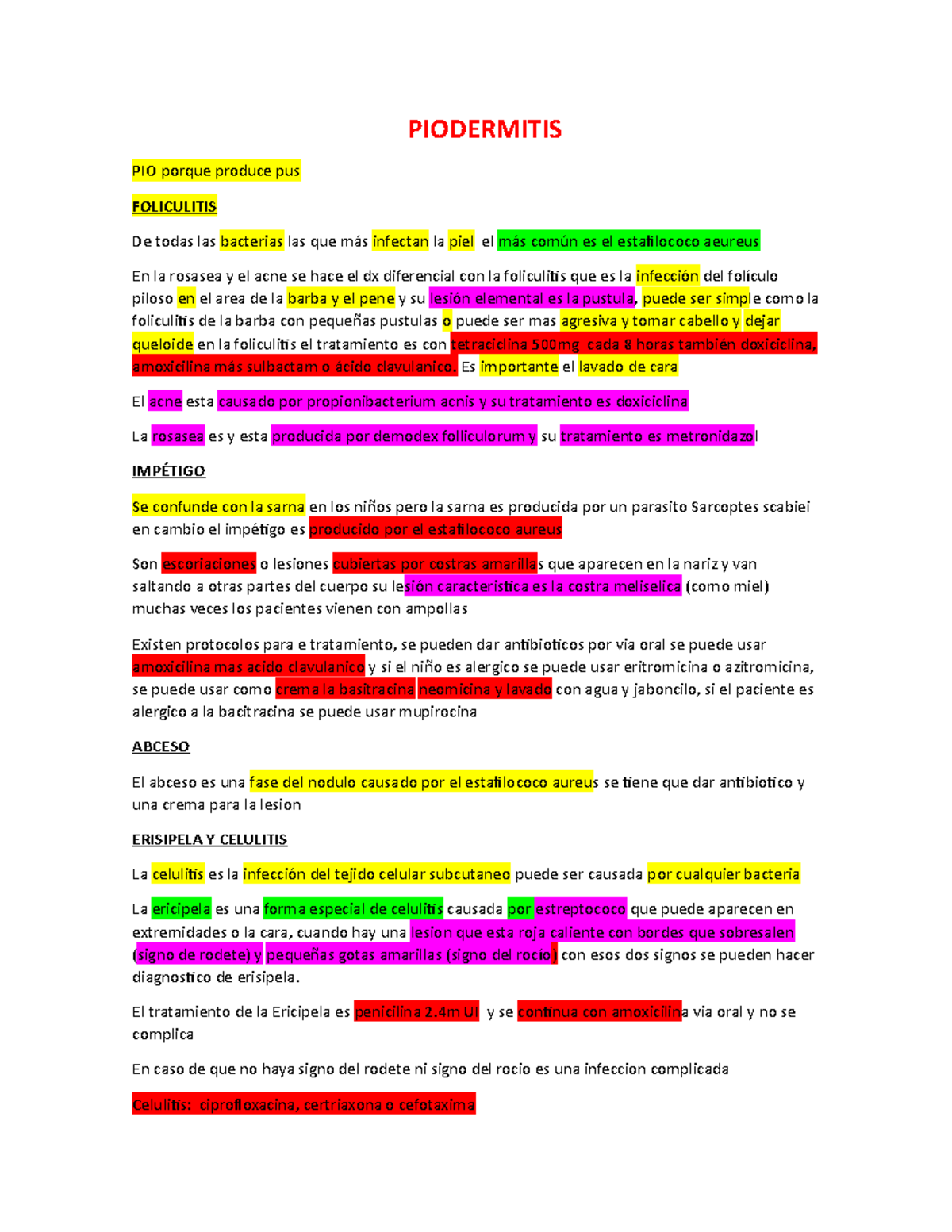 4 Piodermitis - Principios dermatología - PIODERMITIS PIO porque ...