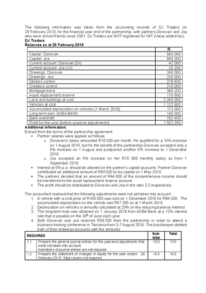 Journal entries - Basic Equation = Liabilities + Expanded Basic ...