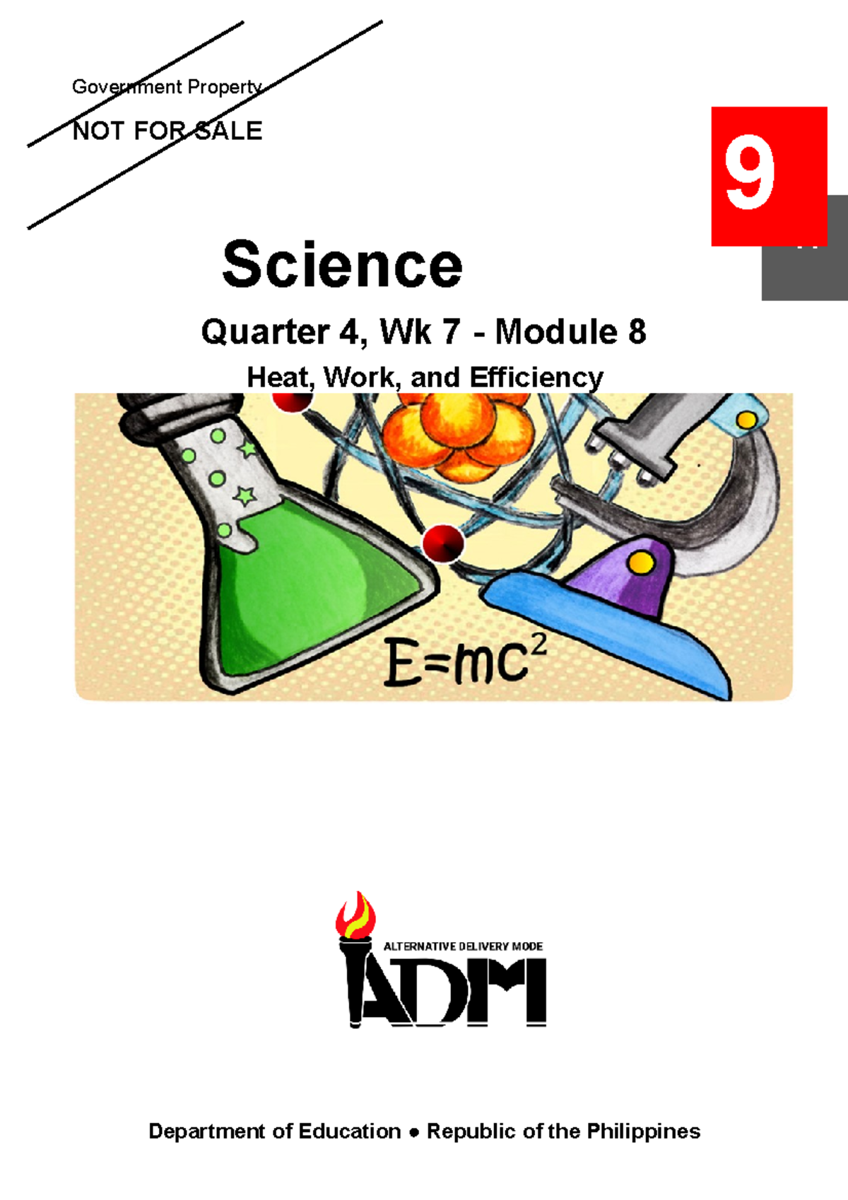Science 9 Q4 M8 W7 Heat Work And Efficiency Version 3 - NOT Science ...