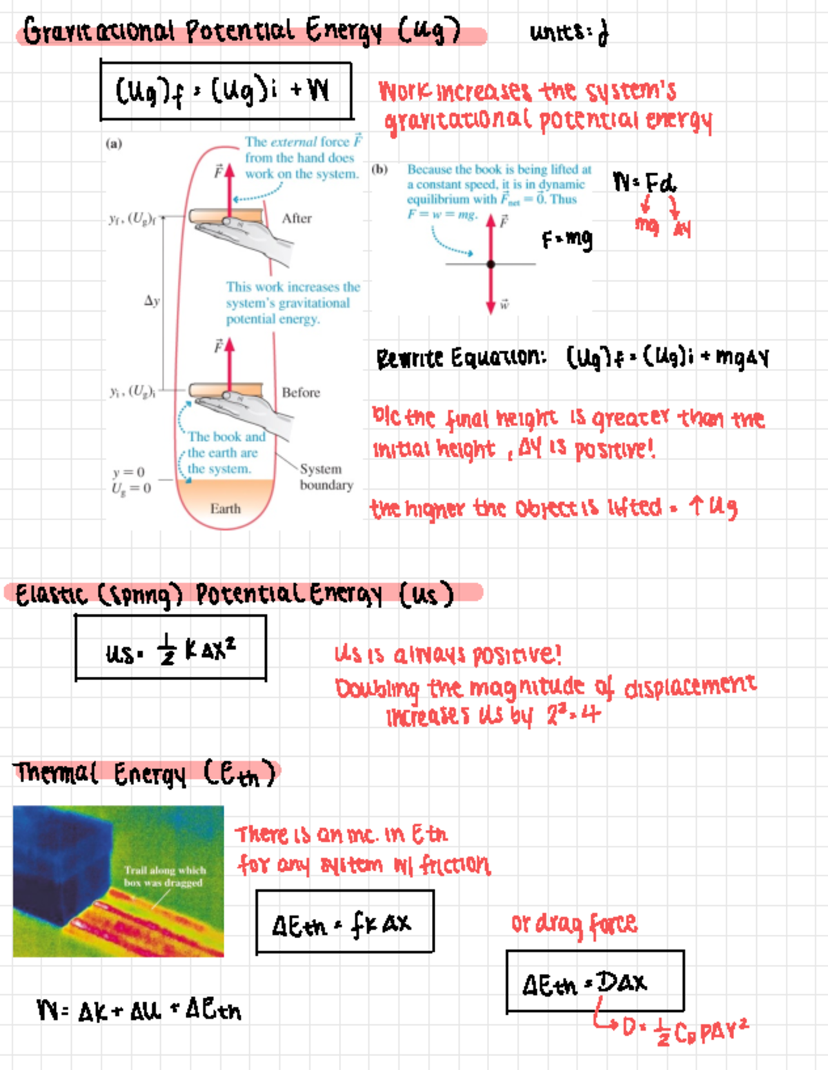 PHYS114 Potential And Thermal Energy - Gravitational Potential Energy ...