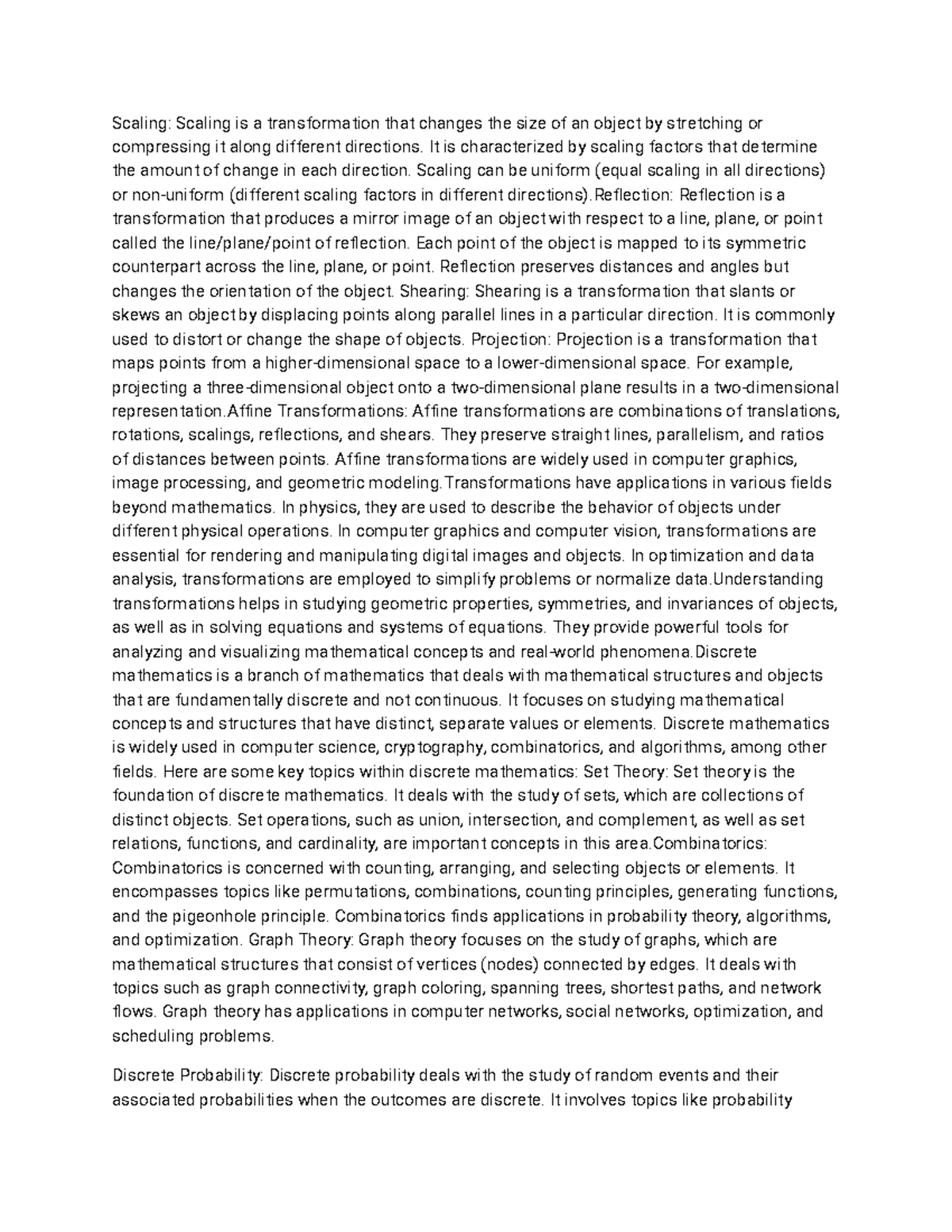Integrated Math 15 Notes Scaling Scaling Is A Transformation That integrated-math-15-notes-scaling-scaling-is-a-transformation-that