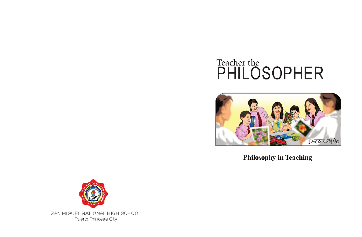 Teacher Philosopher booktype - Teacher the PHILOSOPHER Philosophy in ...