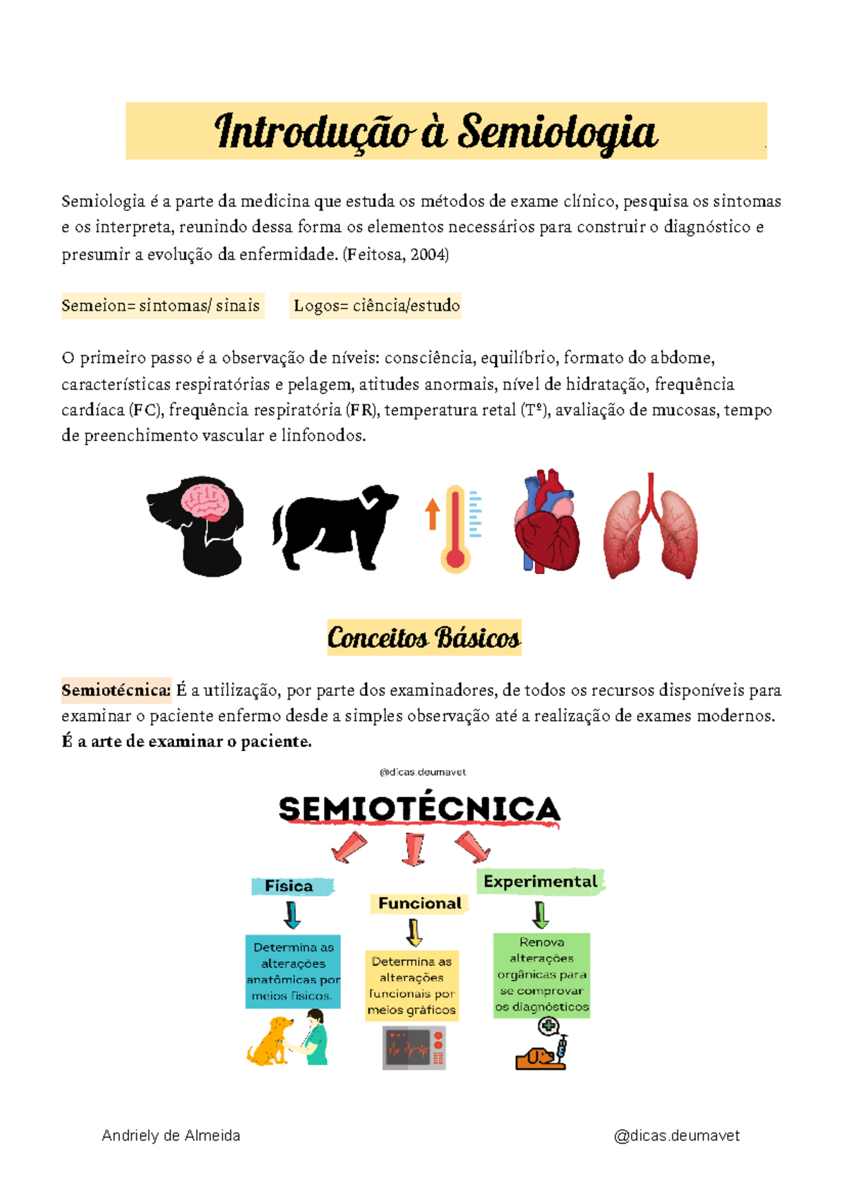 1 5127806865383621230 - Introdução à Semiologia . Semiologia é a parte ...