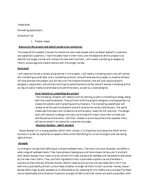 Assignment 02-1 - DUE DATE : MODULE CODE : MNM ASSIGNMENT 01 Shoprite Holdings is the largest ...