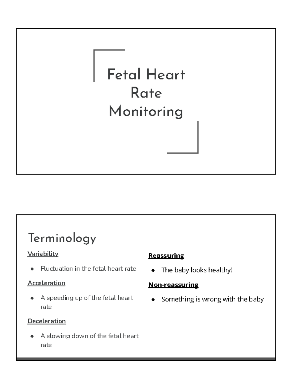 23.Fetal Heart Rate monitoring - Fetal Heart Rate Monitoring ...