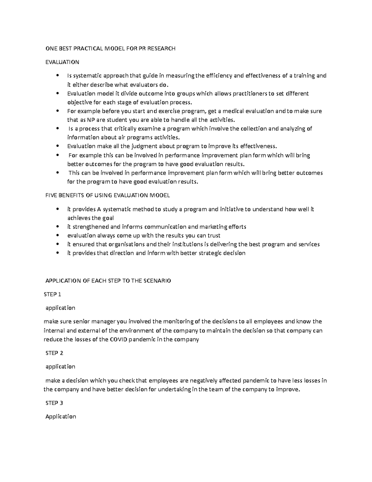 Pure - This one is different - ONE BEST PRACTICAL MODEL FOR PR RESEARCH ...