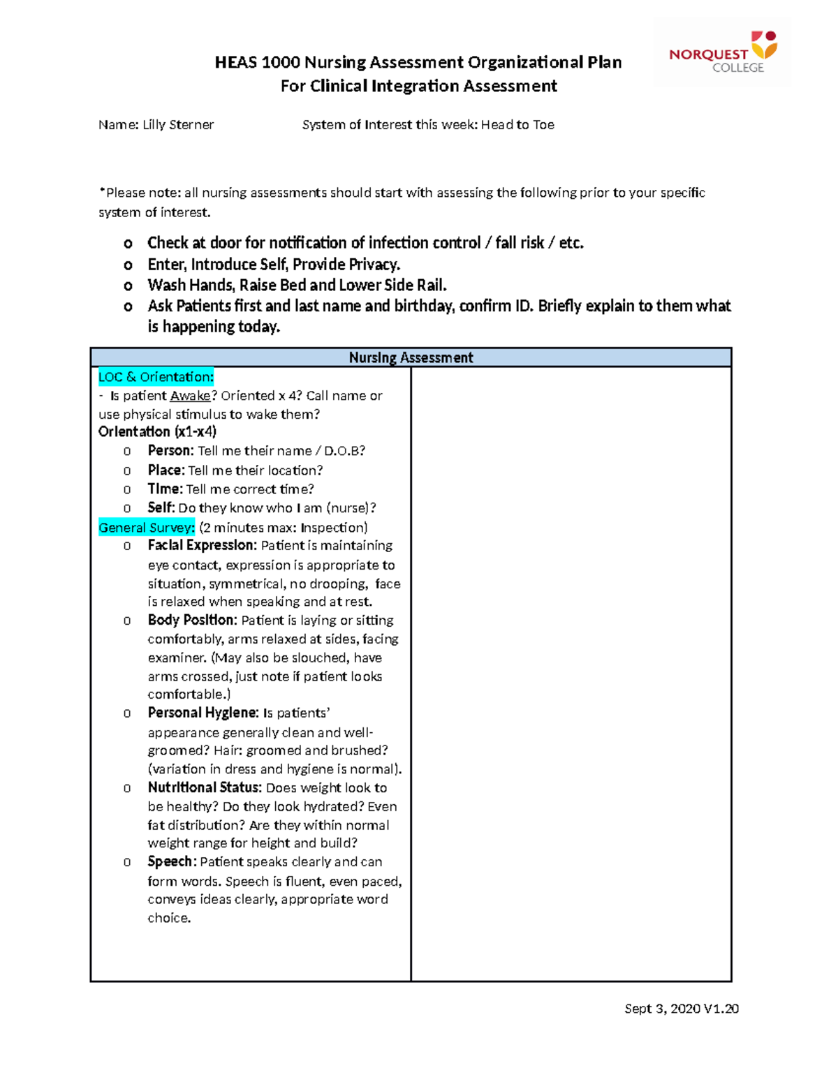 HEAS Head to Toe CIA Organization Plan - For Clinical Integration ...