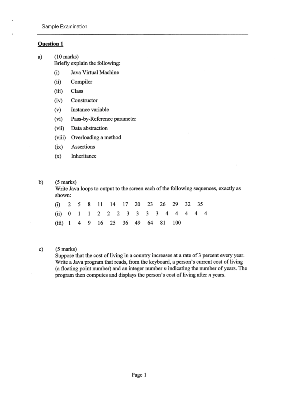 Sample Exam 1 - ICT167 - Studocu