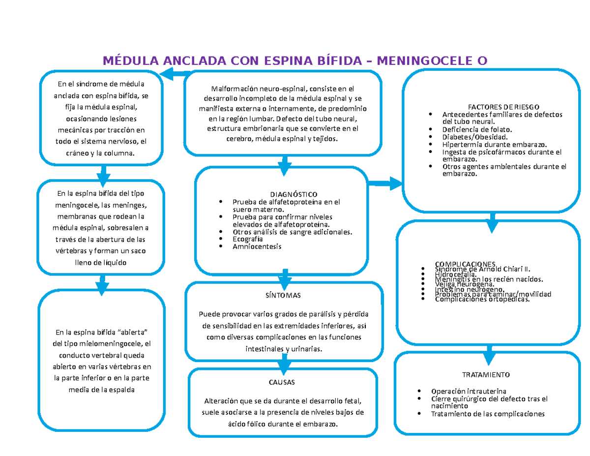 Médula anclada con espina bífida – meningocele o mielomeningocele ...