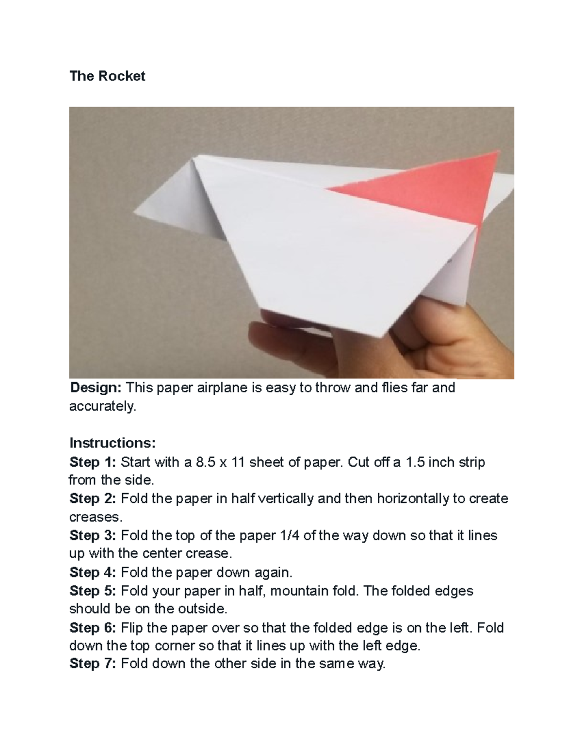 FED101-TA Manjushree - Flying Object Design Assembly Instructions - The ...