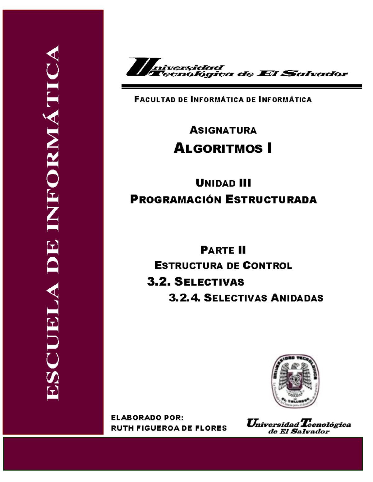 04- Unidad III - Estructuras de Control - Parte II - Selectivas ...
