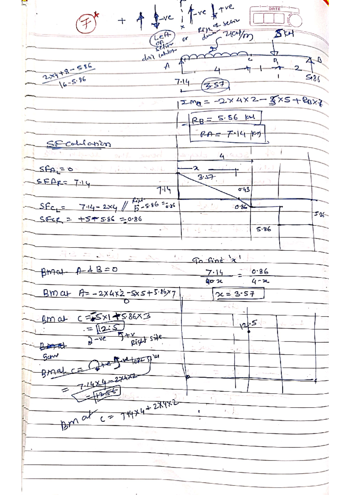 Mos IMP - Mos IMP NOTES - Are ve 4 Aftre DATE 7 x of setive Rim Left OF ...