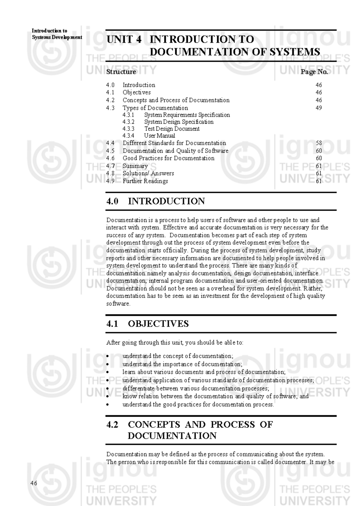 Unit-4 - No update from the king of the king of - Systems Development UNIT 4 INTRODUCTION TO ...