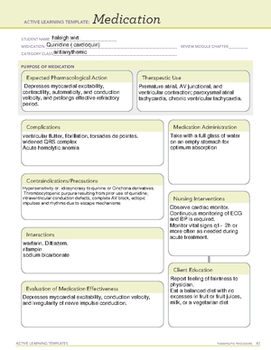Docusate - ACTIVE LEARNING TEMPLATES THERAPEUTIC PROCEDURE A Medication ...