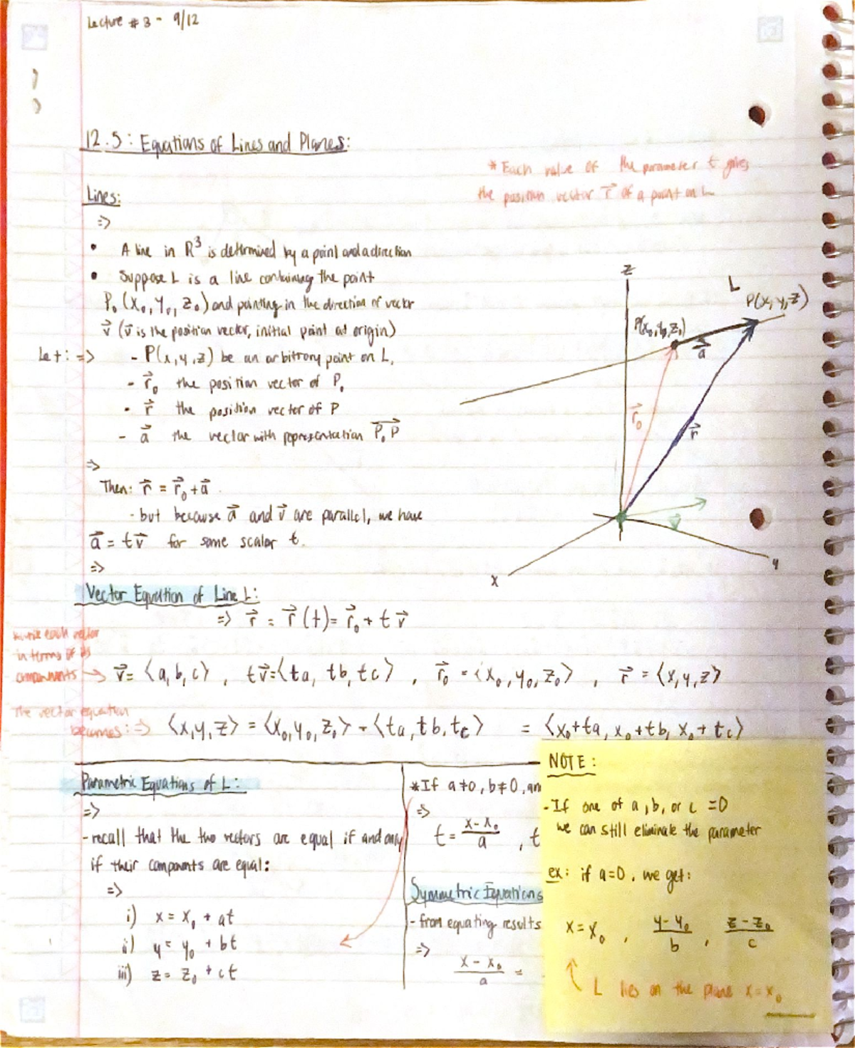 Lecture 3 - Vectors - MTH 164 - Studocu
