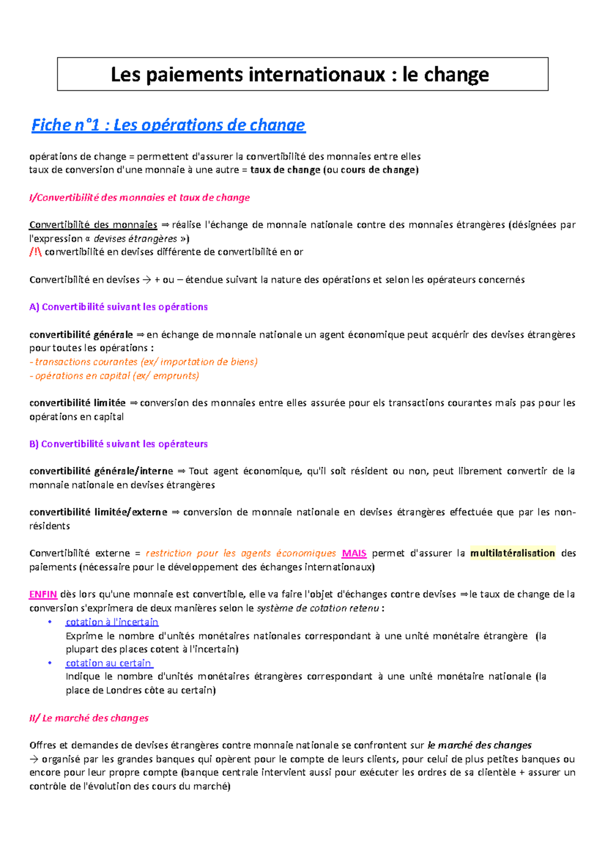 fiches du cours d'économie (L2 - S2) - Warning: TT: undefined function ...