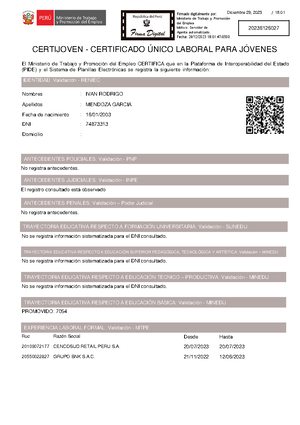 Rubrica Proyecto Final DAM-II-2022-2 - INSTITUTO SUPERIOR TECNOLÓGICO Carrera Profesional ...