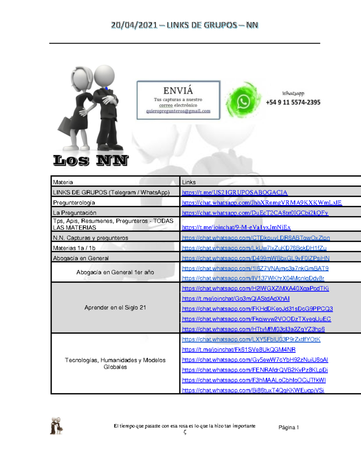 Links de Grupos NN - hus ud jsnd ksjnd - Página 1 El tiempo que pasaste ...