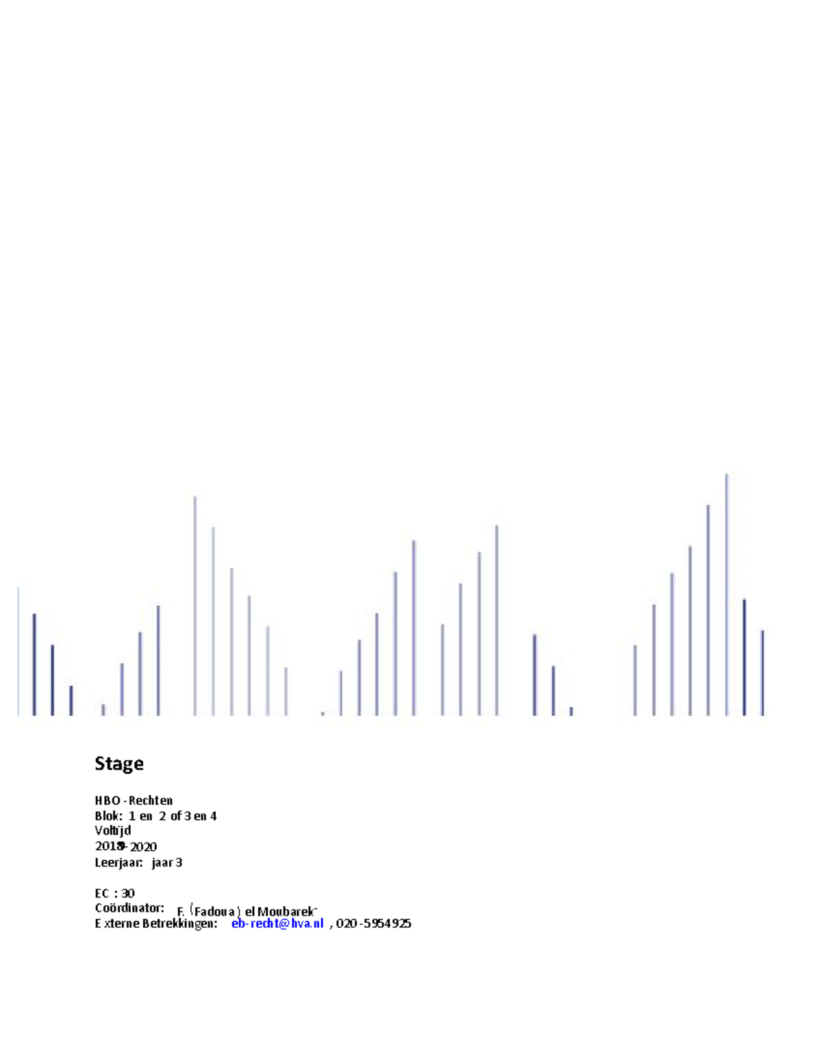 Stage handleiding 2019-2020 - Stage HBO -Rechten Blok: 1 en 2 of 3 en 4 ...