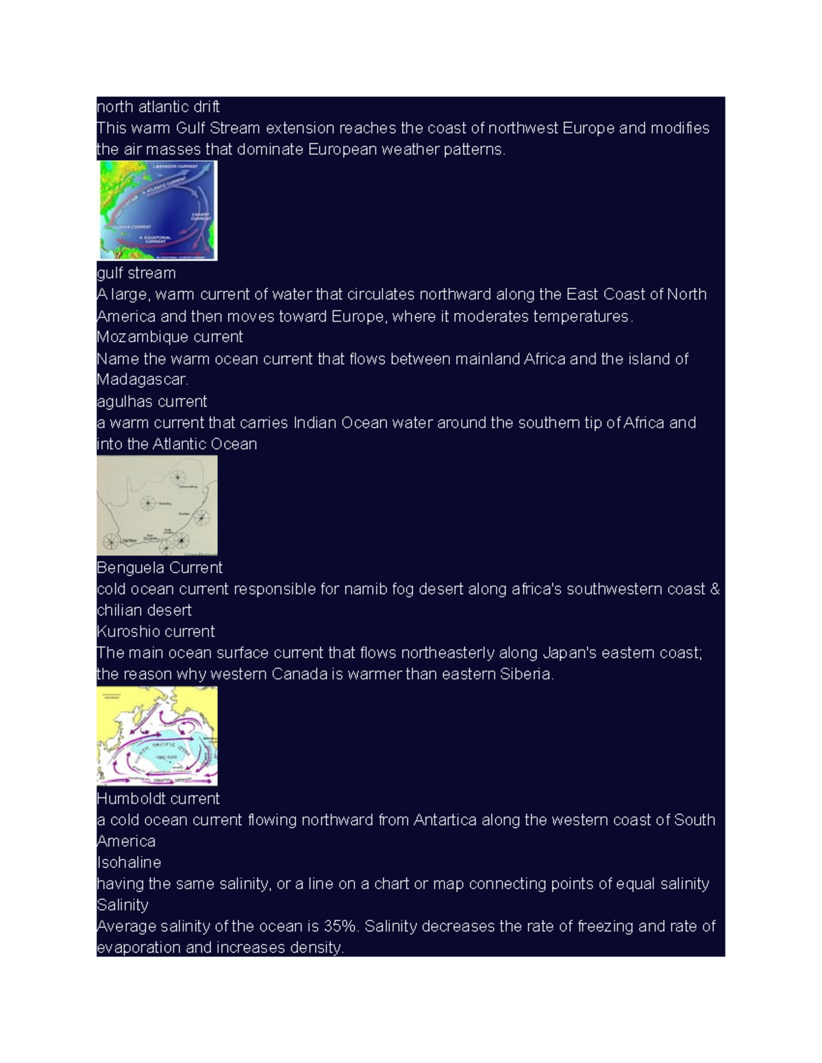 North atlantic drift - vocab - north atlantic drift This warm Gulf ...
