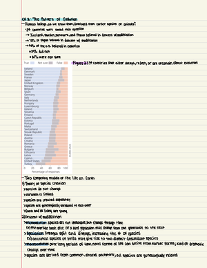 CH 2 Lecture - BIO 2700 - Lecture 9/ Sunday, September 11, 2022 4:44 PM ...