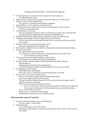 Debating Historical Practice – Modern Historiography - Debating ...