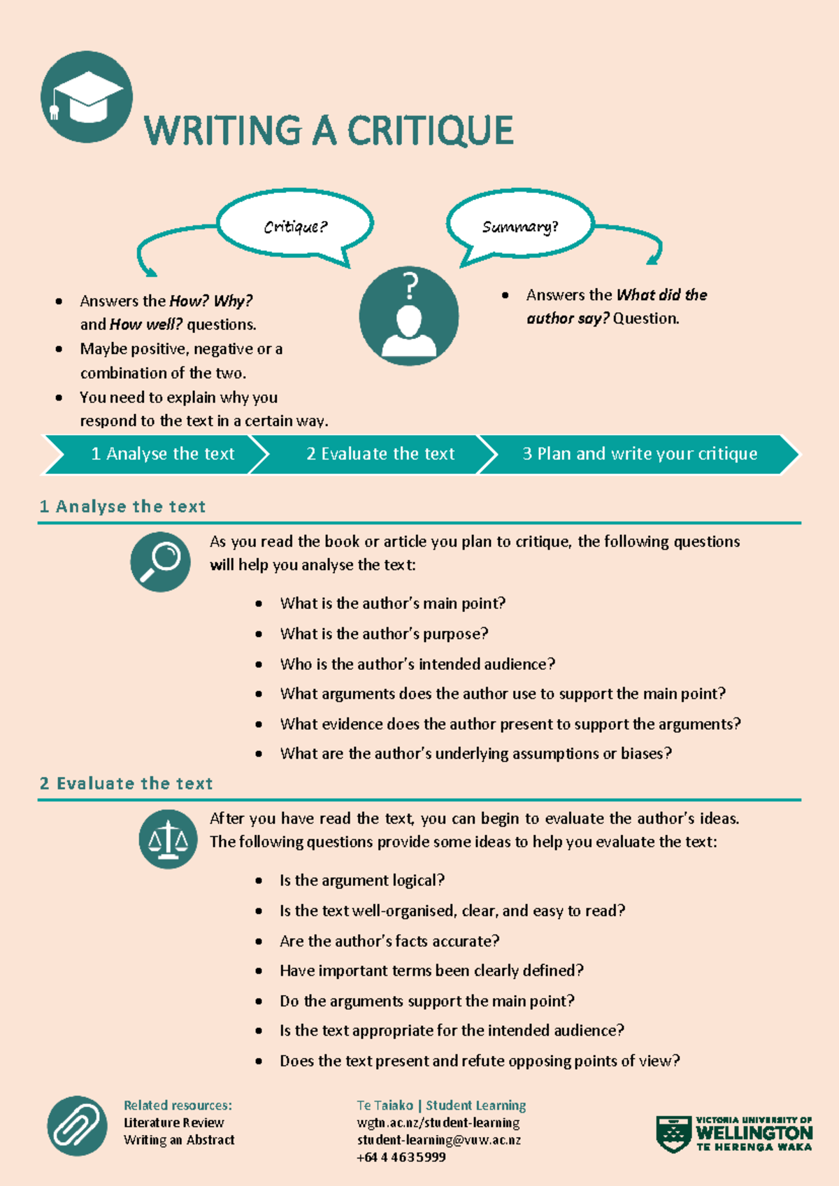 Writing-a-critique - How to write a critique - Related resources ...