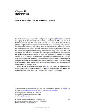 Roccc-Overview - hii - Overview of ROCCC 2. Walid Najjar and Jason ...