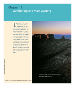 Introducing Physical Geography - (Chapter 15 Landforms Made by Running ...