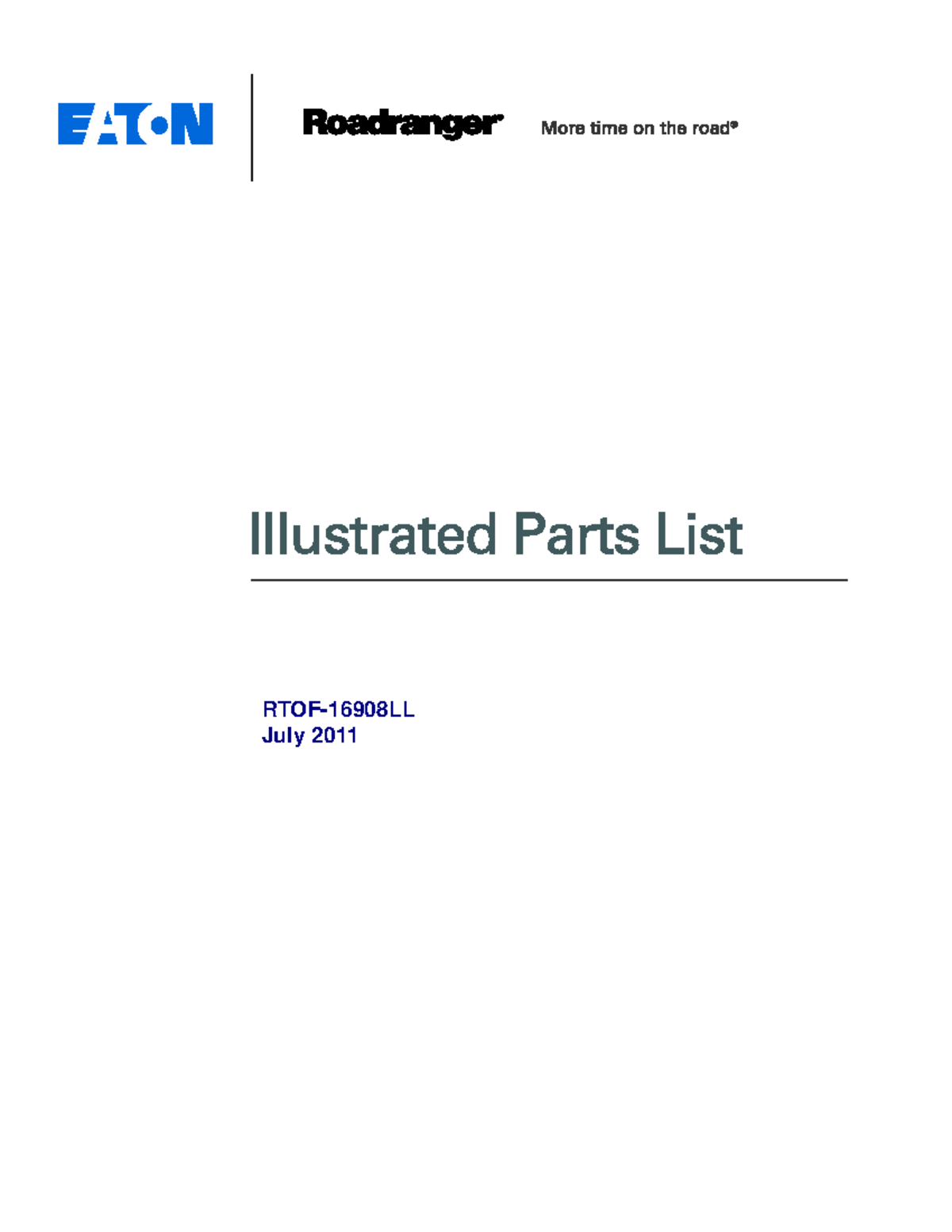 Eaton rtof 16908 ll transmission illustrated parts list en us - RTOF ...