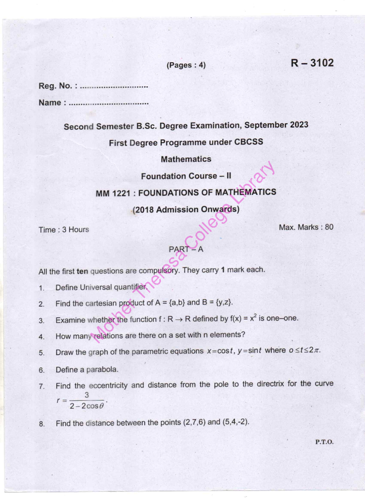 Foundations of Mathematics MM 1221 R- 3102 240817 072809 - Bsc ...