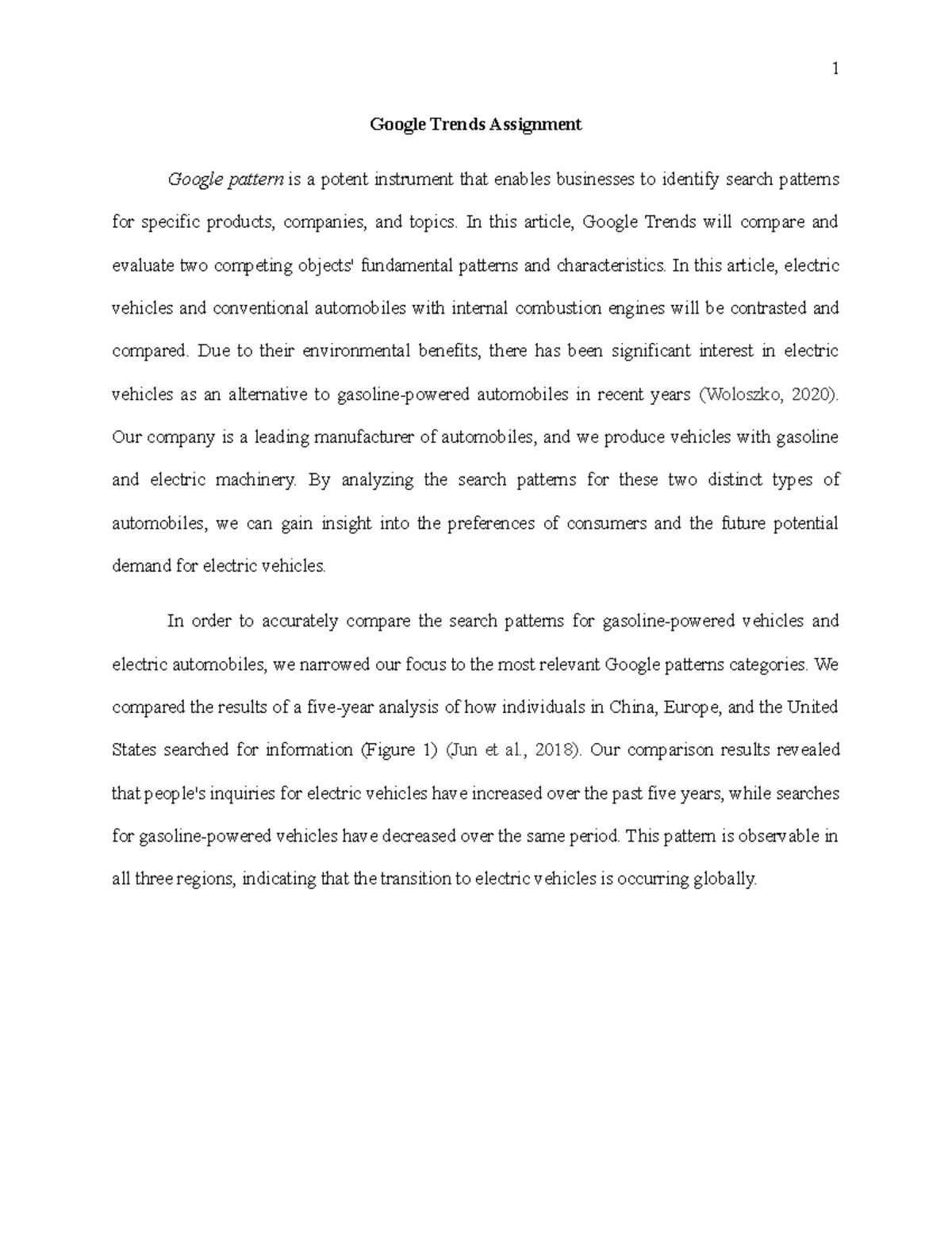 Google Trends Assignment - Google Trends Assignment Google pattern is a ...